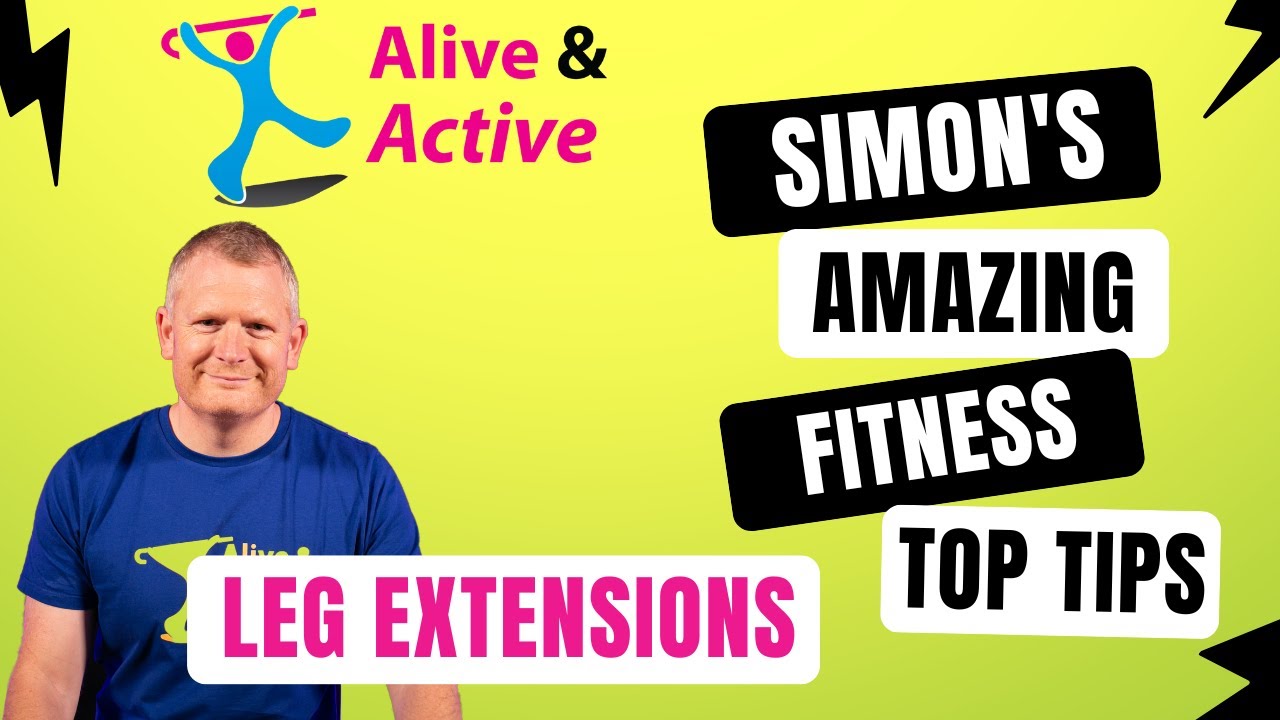 Simon Roll Leg Extensions The Right Way! Senior Fitness - YouTube