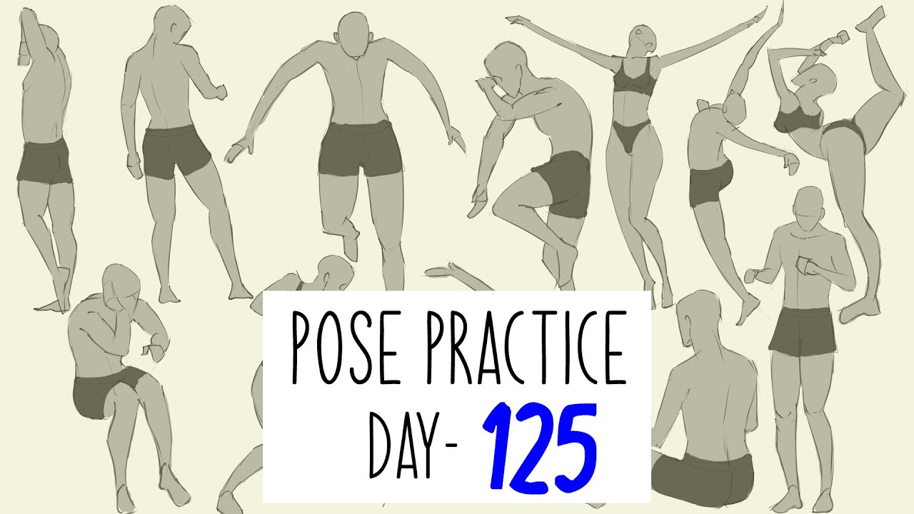 Daily Pose Practice Part 125 - YouTube