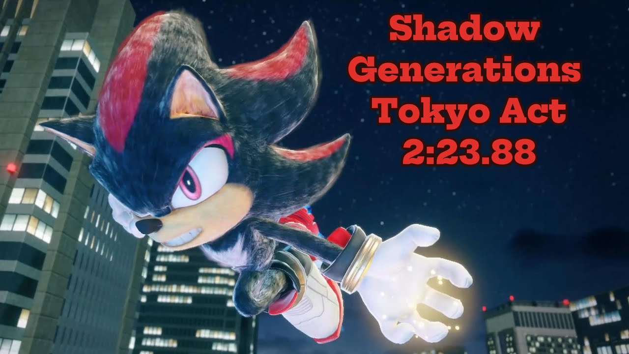 Sonic X Shadow Generations Tokyo DLC Act 2:23.88 - YouTube