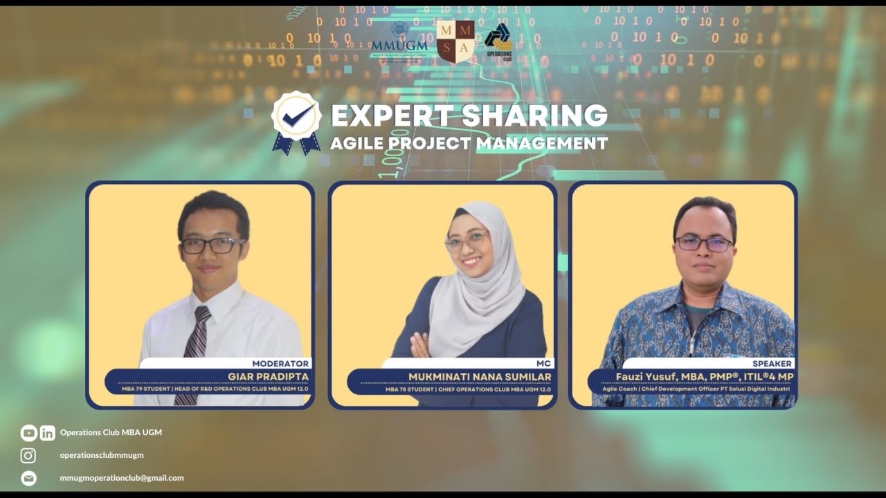 EXPERT SHARING : Agile Project Management - YouTube