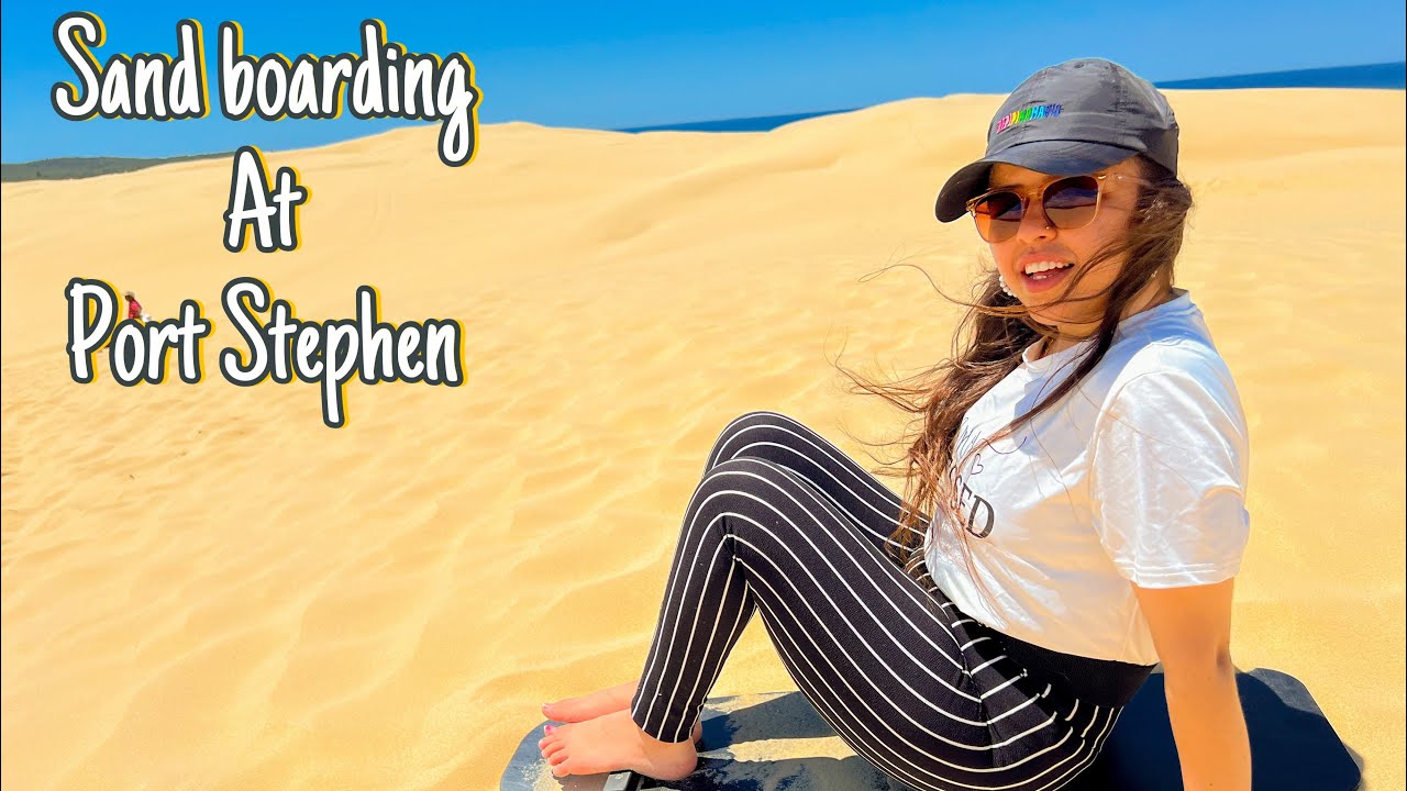 First Time Sandboarding 😱🏖️ | Port Stephens Adventure | Nepali Girl ...