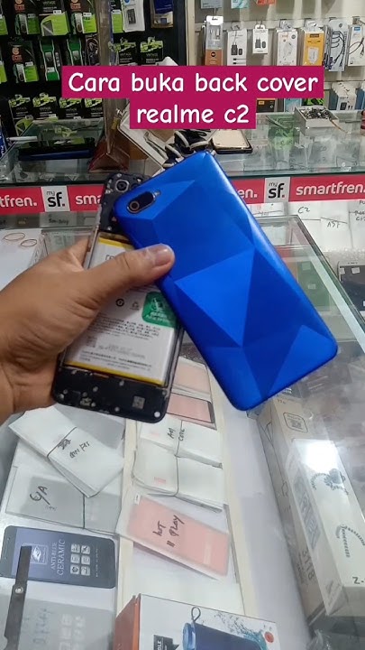 cara buka casing belakang realme c2 - YouTube