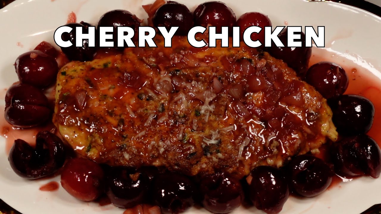 Cherry Chicken Recipe | Cherry Chicken Francaise - YouTube