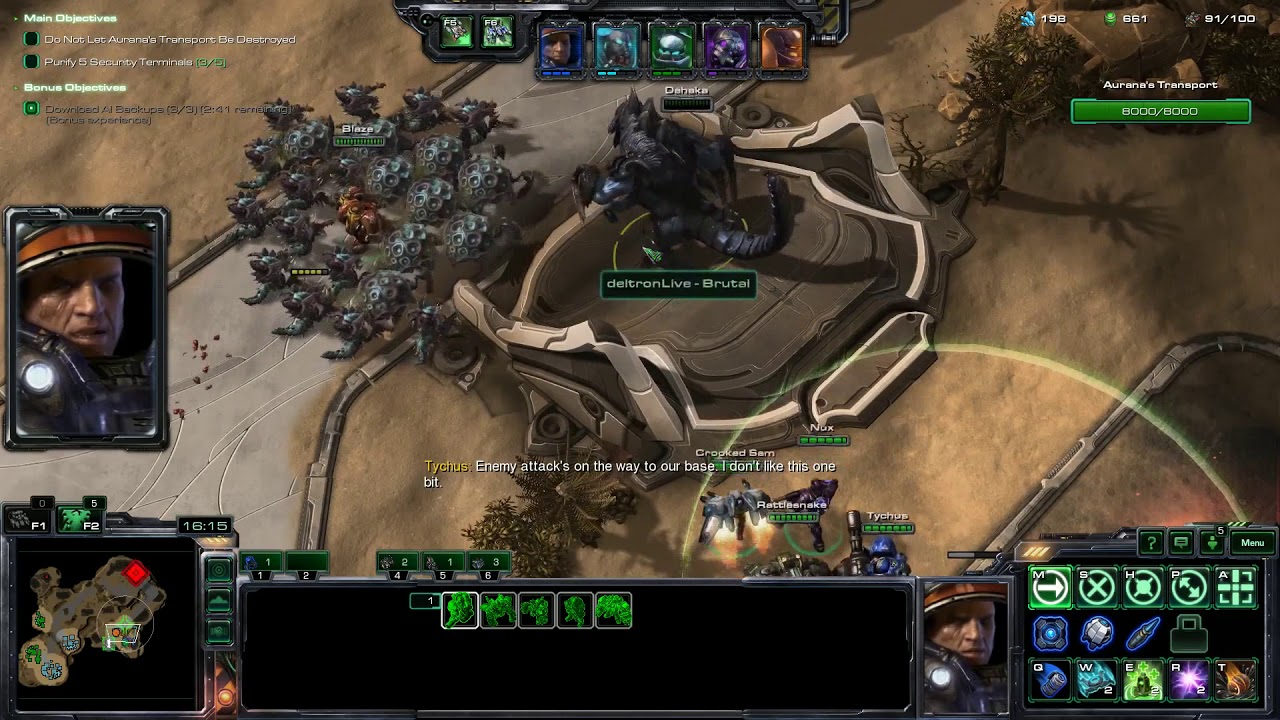 StarCraft 2 Co-op: Tychus Level 05/06 - YouTube