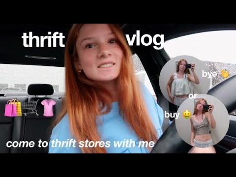 THRIFTING VLOG | come thrift shopping w/ me | - YouTube