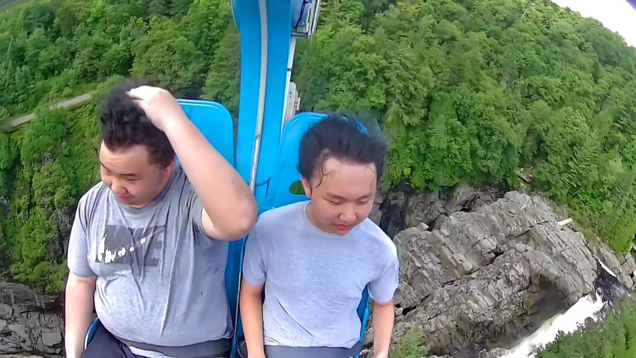 AIR CANYON over the Canyon Sainte-Anne in Saint-Joachim, QC, Canada ...