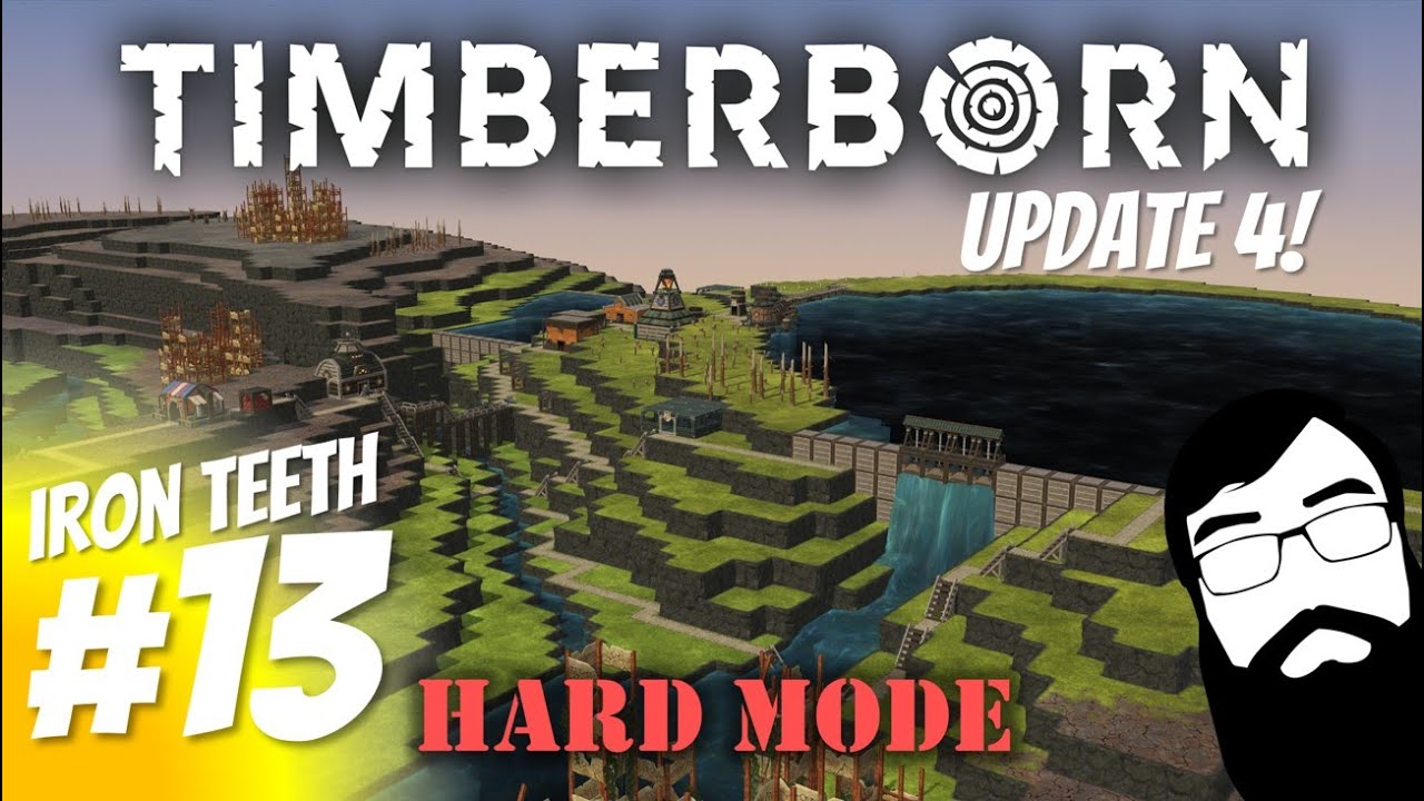 More trees! More water! And ...bots? Timberborn Update 4 Hard Mode ...