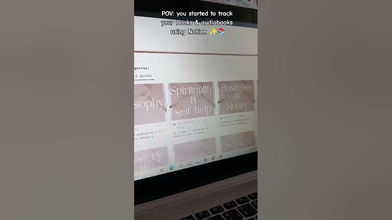 Aesthetic Reading Tracker Notion Template Notiontutorial Notion Personalgrowth Readings