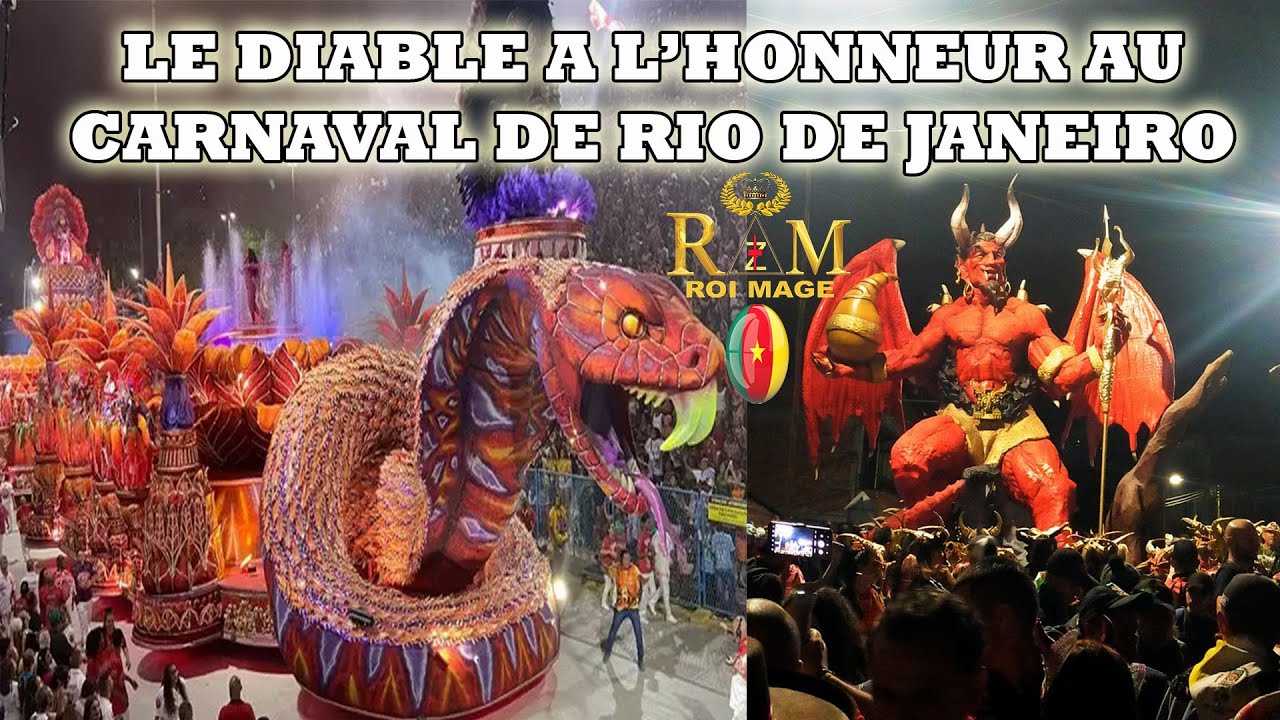 LE DIABLE A L'HONNEUR AU CARNAVAL DE RIO DE JANEIRO - YouTube