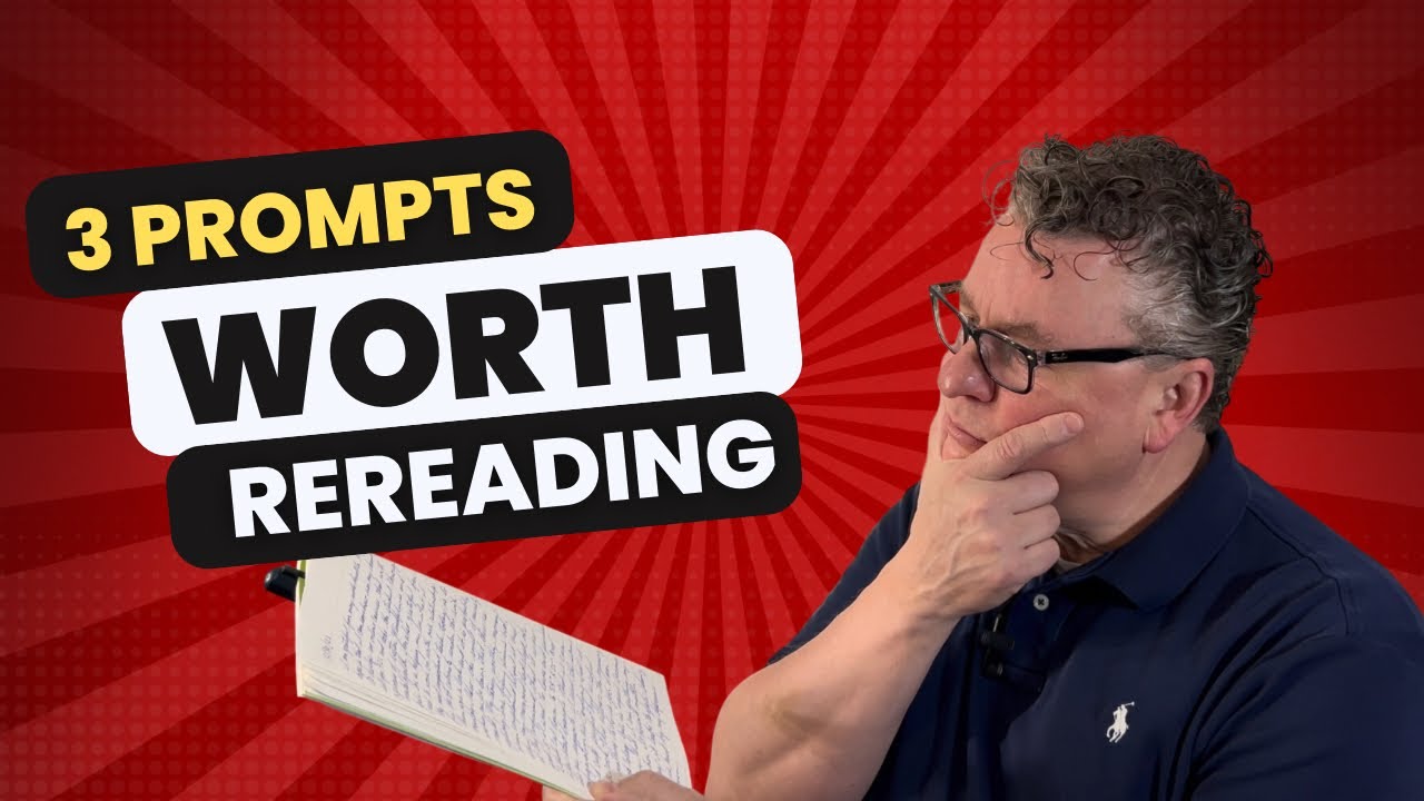 What to write in an expensive journal | 3 Prompts worth rereading - YouTube