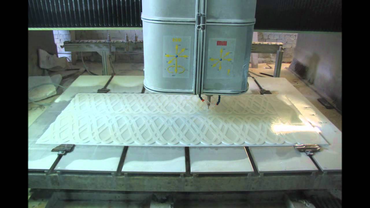 CNC Stone machinery, Natural stone factory - AKMI - YouTube