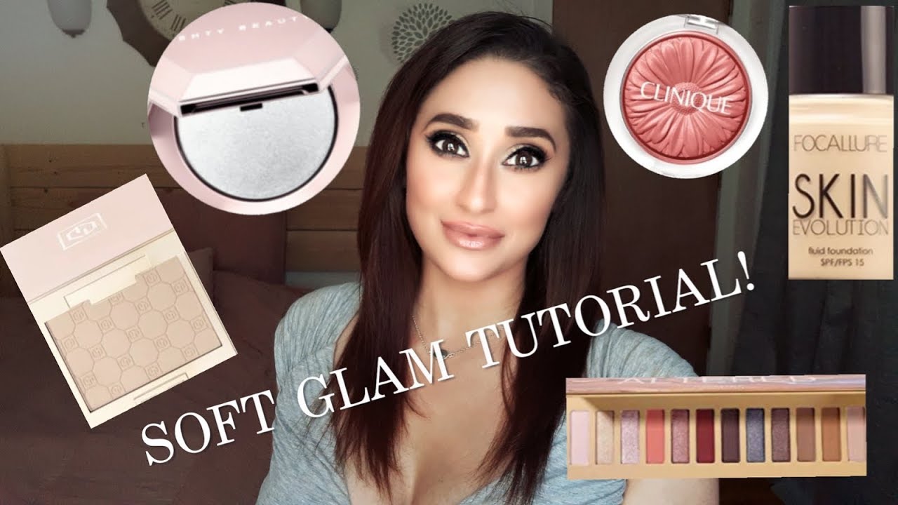 SOFT GLAM MAKEUP TUTORIAL FOR ALL SKIN TYPES - YouTube