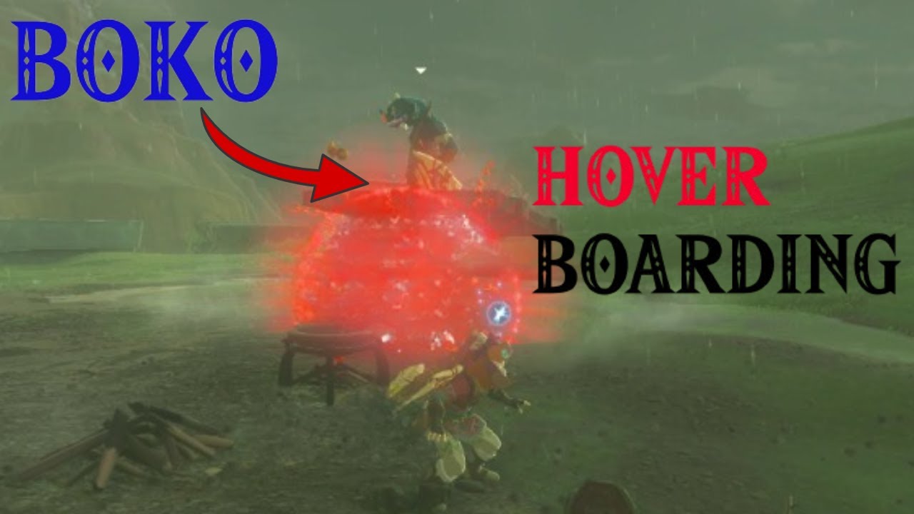 BOKO HOVER BOARDING! In Zelda: Breath of The Wild - YouTube