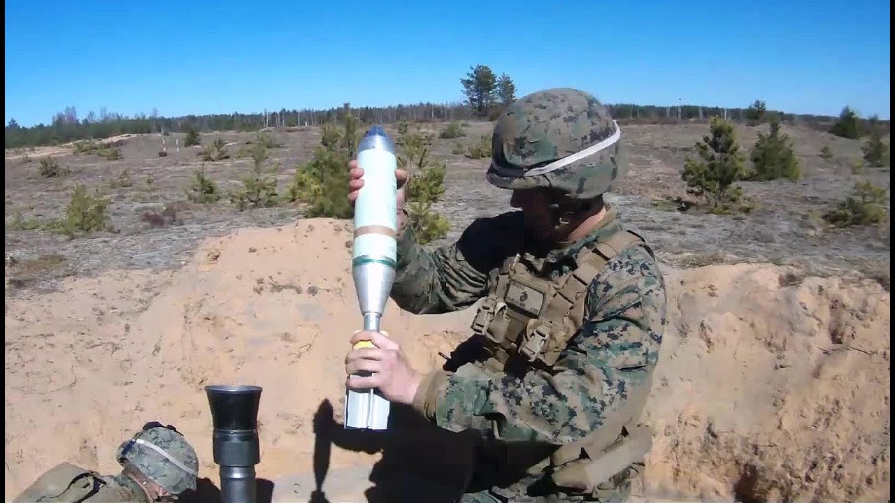 US Marines: Mortars, Machine Guns Live Fire - YouTube