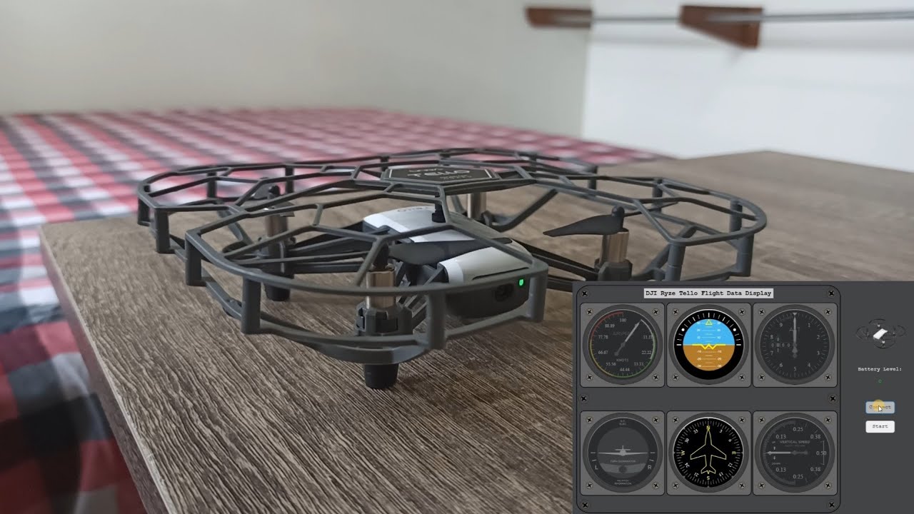 DJI Ryze Tello Flight Data Display - YouTube