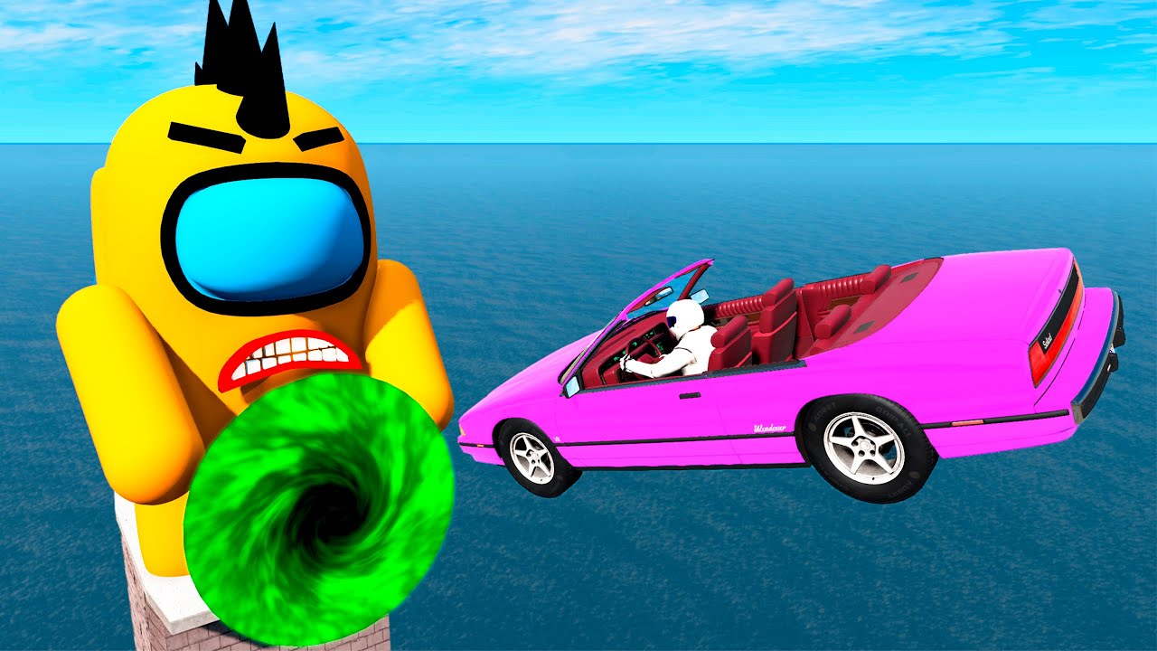 Car VS Portal Trap To Another Universe From Among Us Impostor #1 ...