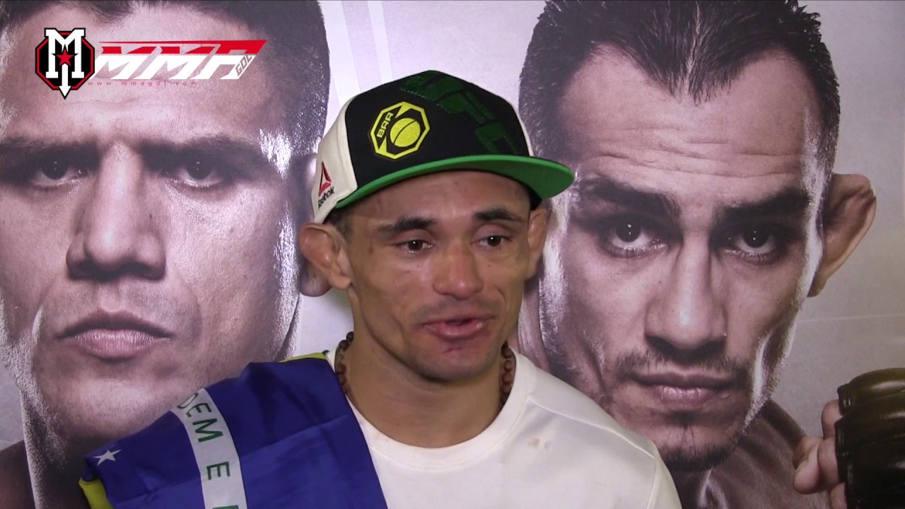 DOUGLAS SILVA DE ANDRADE "D'SILVA" - After winning UFC Mexico - YouTube