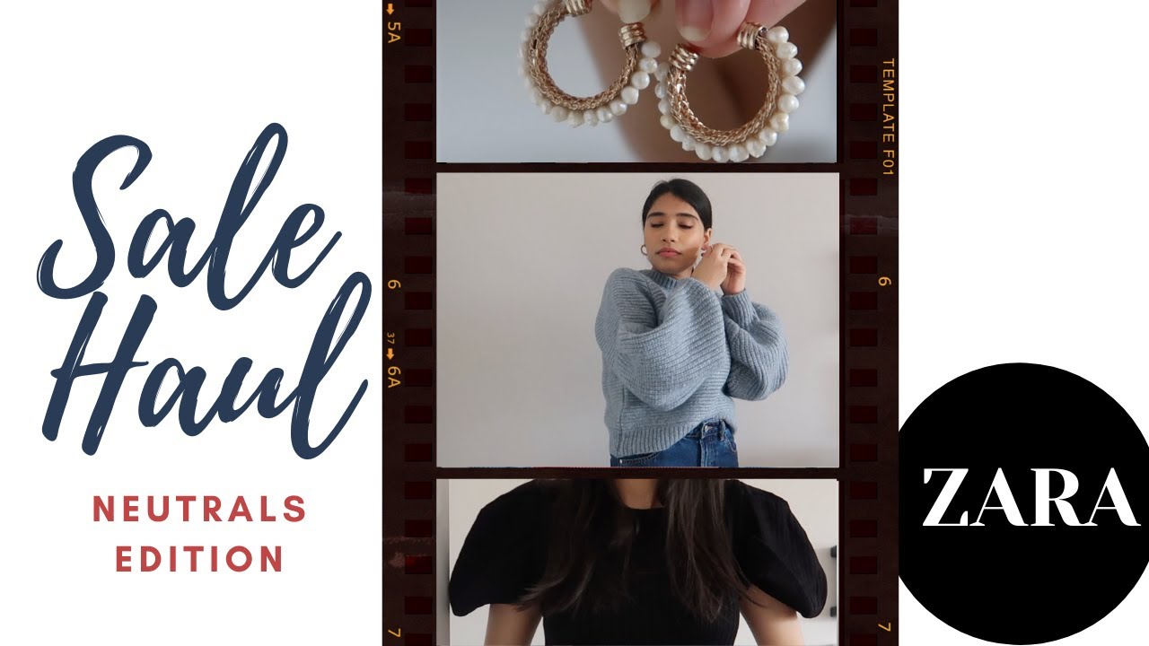 Zara Haul | Zara Sale 2020 (Summer) | Neutrals Edition | Part 1 Of Try ...