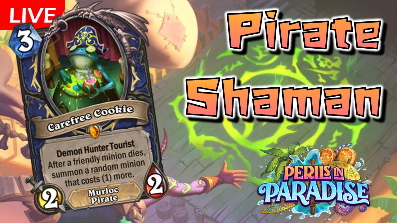 ฉันจะเป็นราชาโจรสลัดให้ได้เลย Pirate Shaman | Hearthstone: Perils in ...