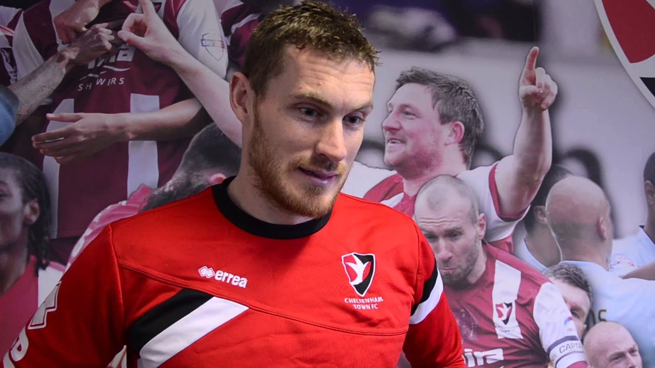 Cheltenham Town captain Matt Taylor ahead of Accrington Stanley away ...
