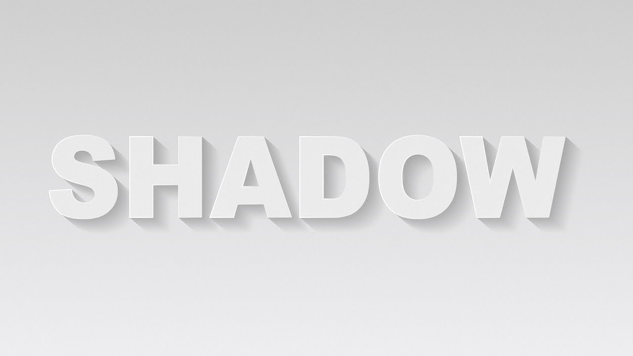 Deep Shadow Effect - Illustrator cc 2018 Tutorial - YouTube