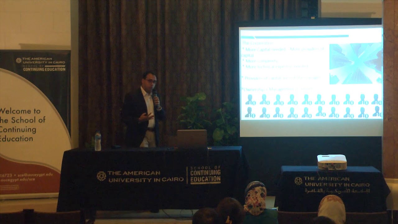 SCE Community Lecture 3 by Dr. Ahmed Abdel Meguid - 2018/2019 - YouTube