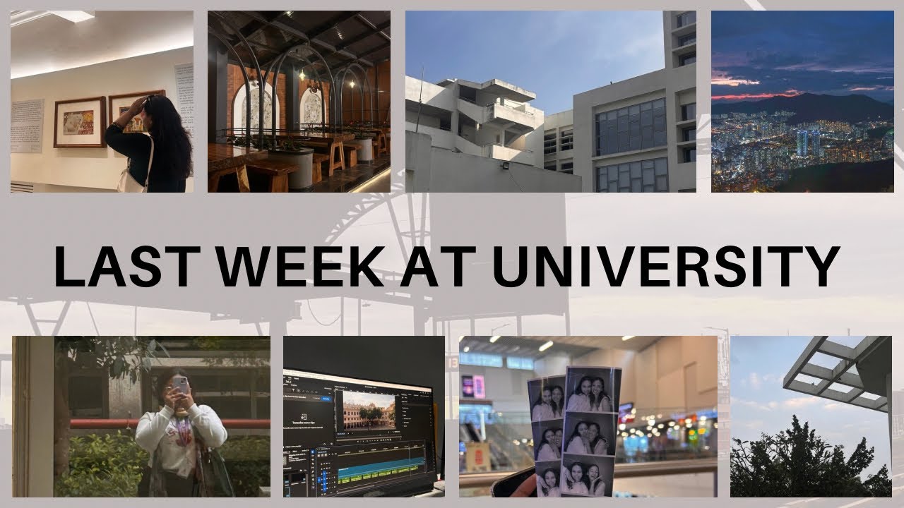 My Last Week At University 🎬🥺🌼 - YouTube