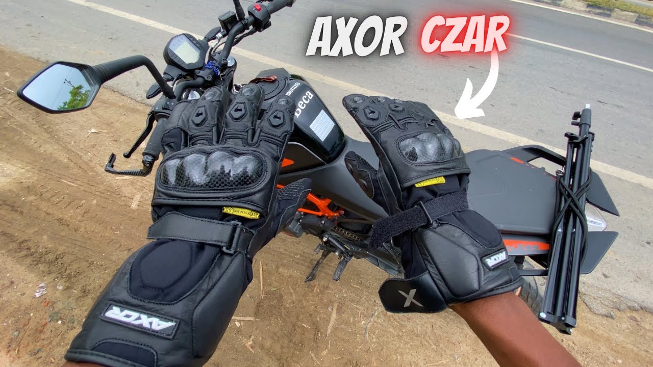 Axor Czar Full Gauntlet Riding Gloves 😍 | Best Gloves For Rider ️ - YouTube