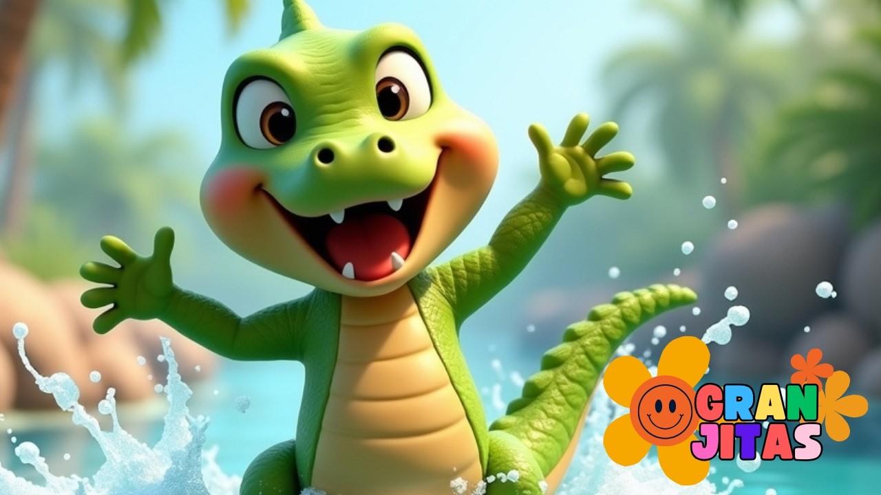 💚 Cloc Cloc en el Agüita – Canción de cocodrilito para peques 🐊 - YouTube