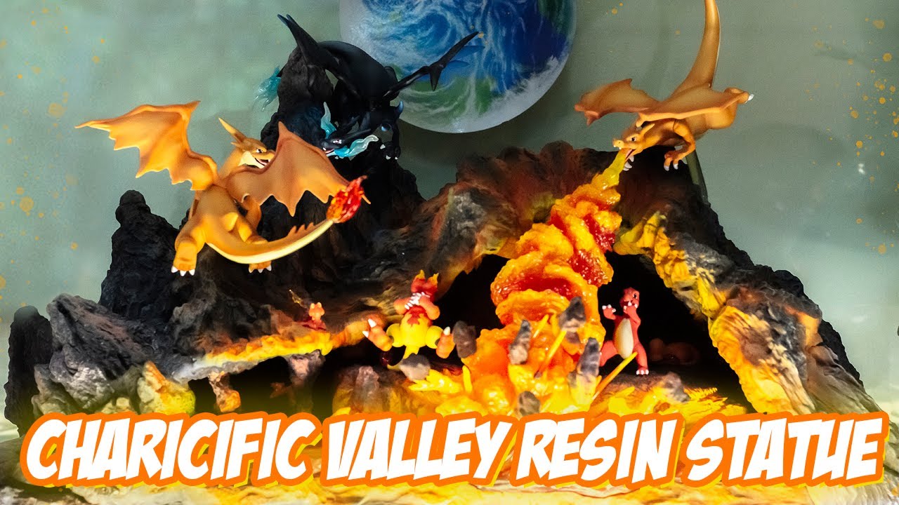 UNBOXING: Charizard Family Diorama Statue by Gene Studio - YouTube