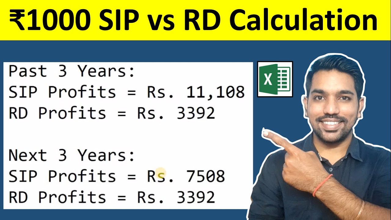  1000 SIP Vs RD Returns Calculation Which Is Better Between SIP RD