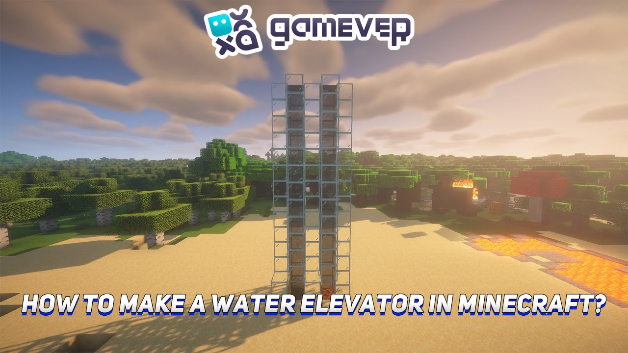 Build Your Own Water Elevator in Minecraft - Complete Tutorial - YouTube