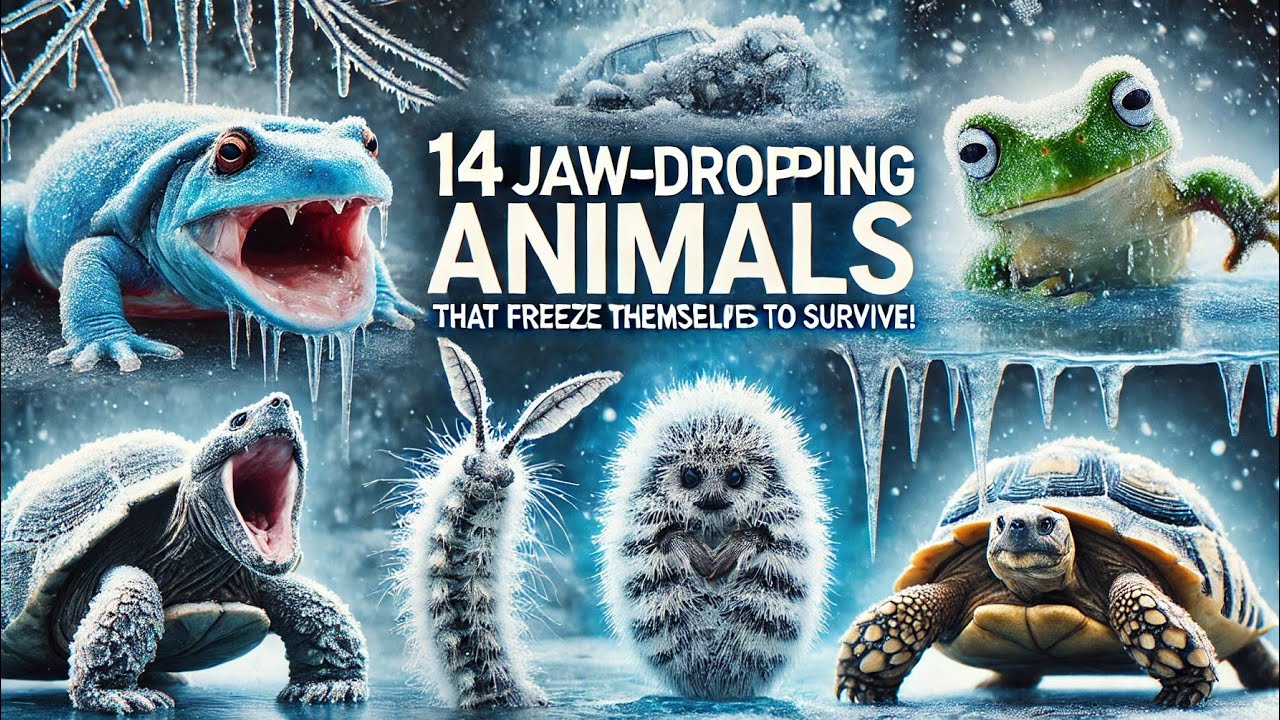 14 Jaw-Dropping Animals That Freeze Themselves to Survive! - YouTube