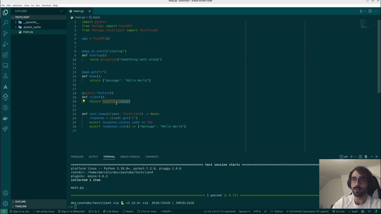 How to test your FastAPI application - YouTube