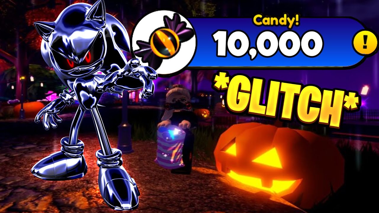 *GLITCH* Get instant 10K Candy in Sonic Speed Simulator Halloween Event ...