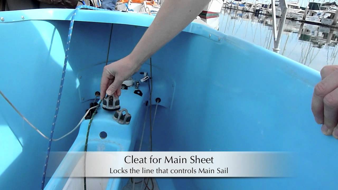 Rigging an Hansa Access Liberty Dinghy 1 - YouTube