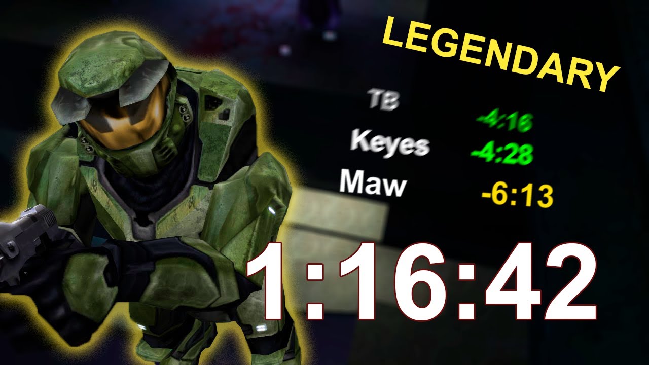 Halo CE Legendary in 1:16:42 - YouTube