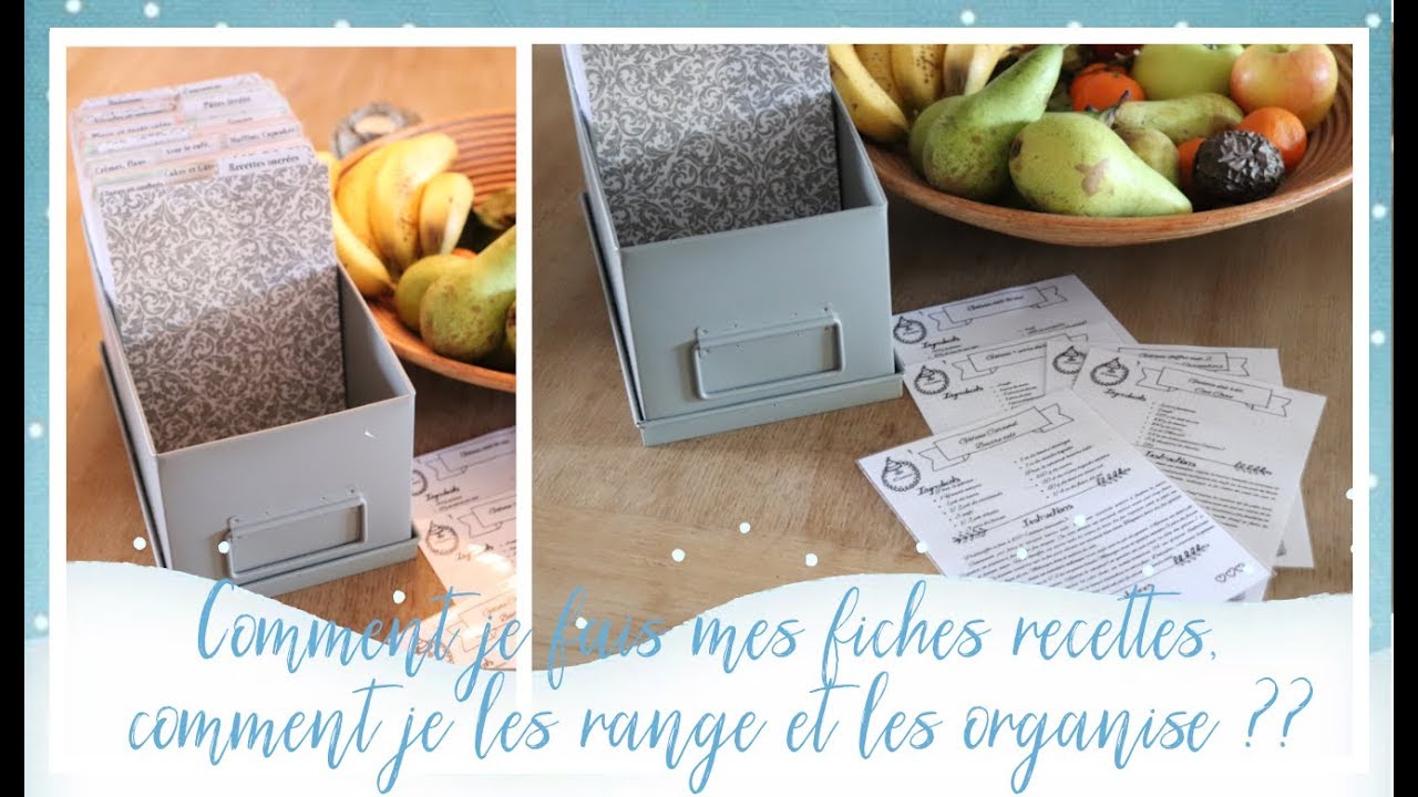 Comment Classer Mes Recettes De Cuisine