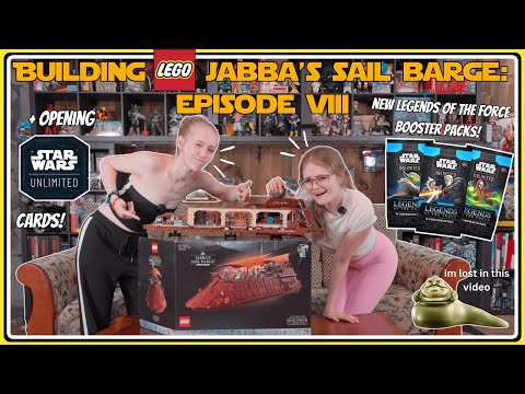 Build and Chill with Us: Building the UCS LEGO Star Wars Jabba's Sail Barge Episode VIII