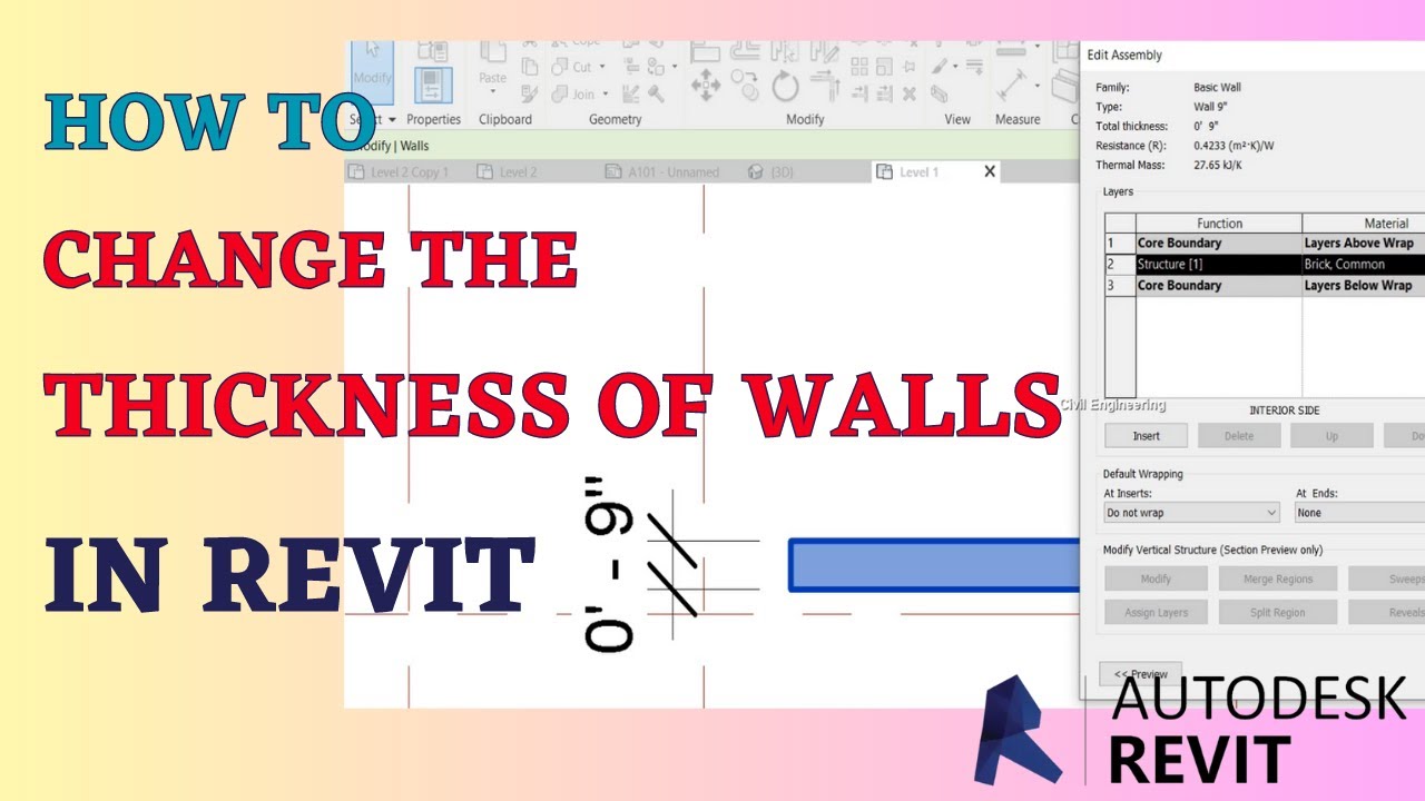 How To Change The Wall Thickness In Revit Revit Wall Thickness how-to-change-the-wall-thickness-in-revit-revit-wall-thickness