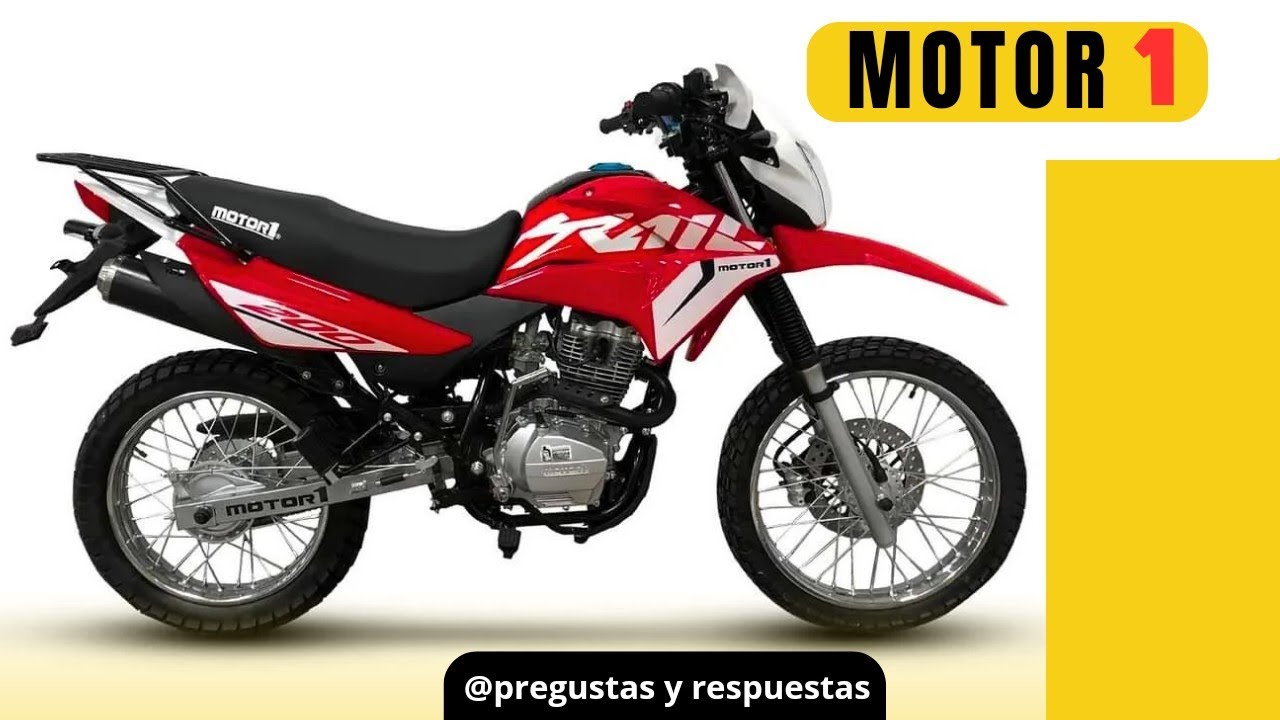 Increíble Moto motor 1 modelo trail 200 ficha técnica y todo lo que ...