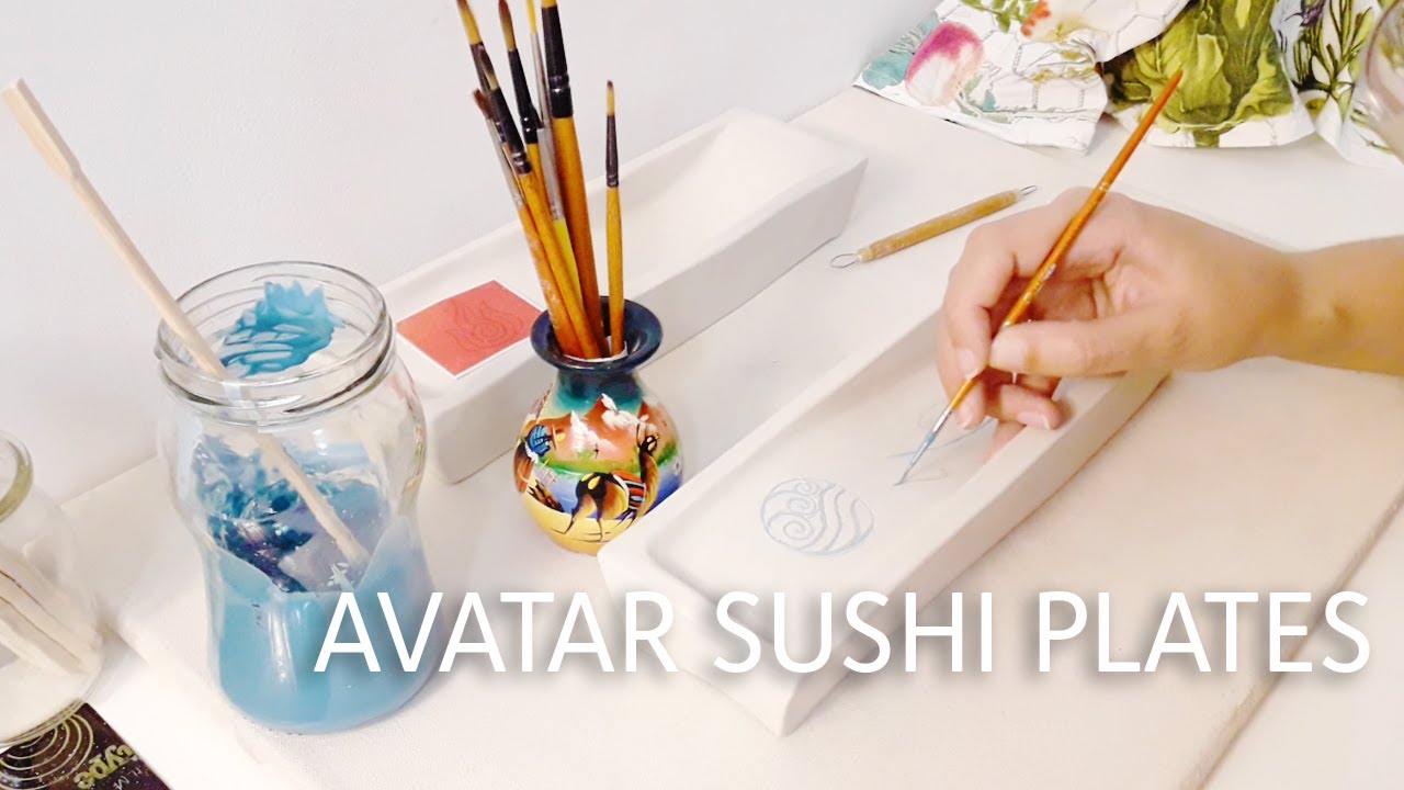 AVATAR Sushi Plates - Vlog - Full process - YouTube
