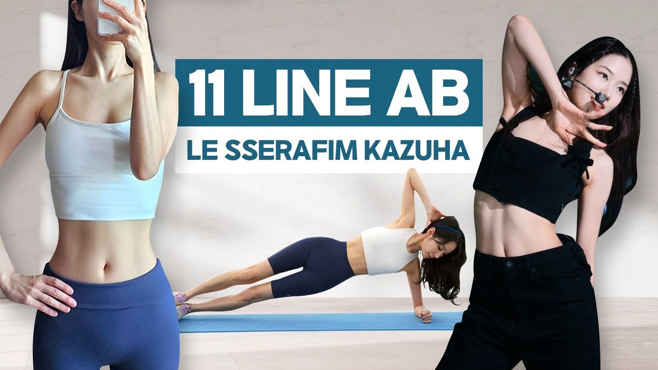 10 MIN ABS & FULL BODY WORKOUT At Home l LE SSERAFIM Inspiration l ...
