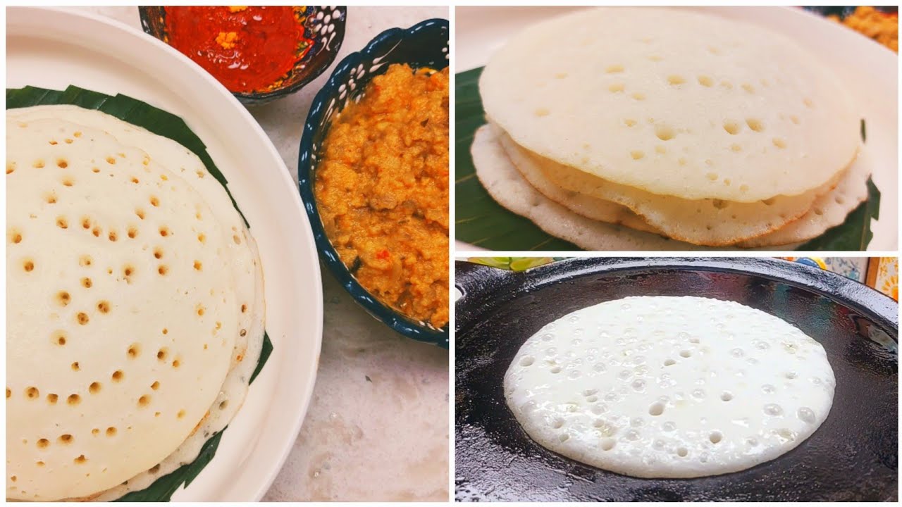 How to Prepare Set Dosa I Sponge Dosa Recipe I Set Dosa Recipe I செட் ...