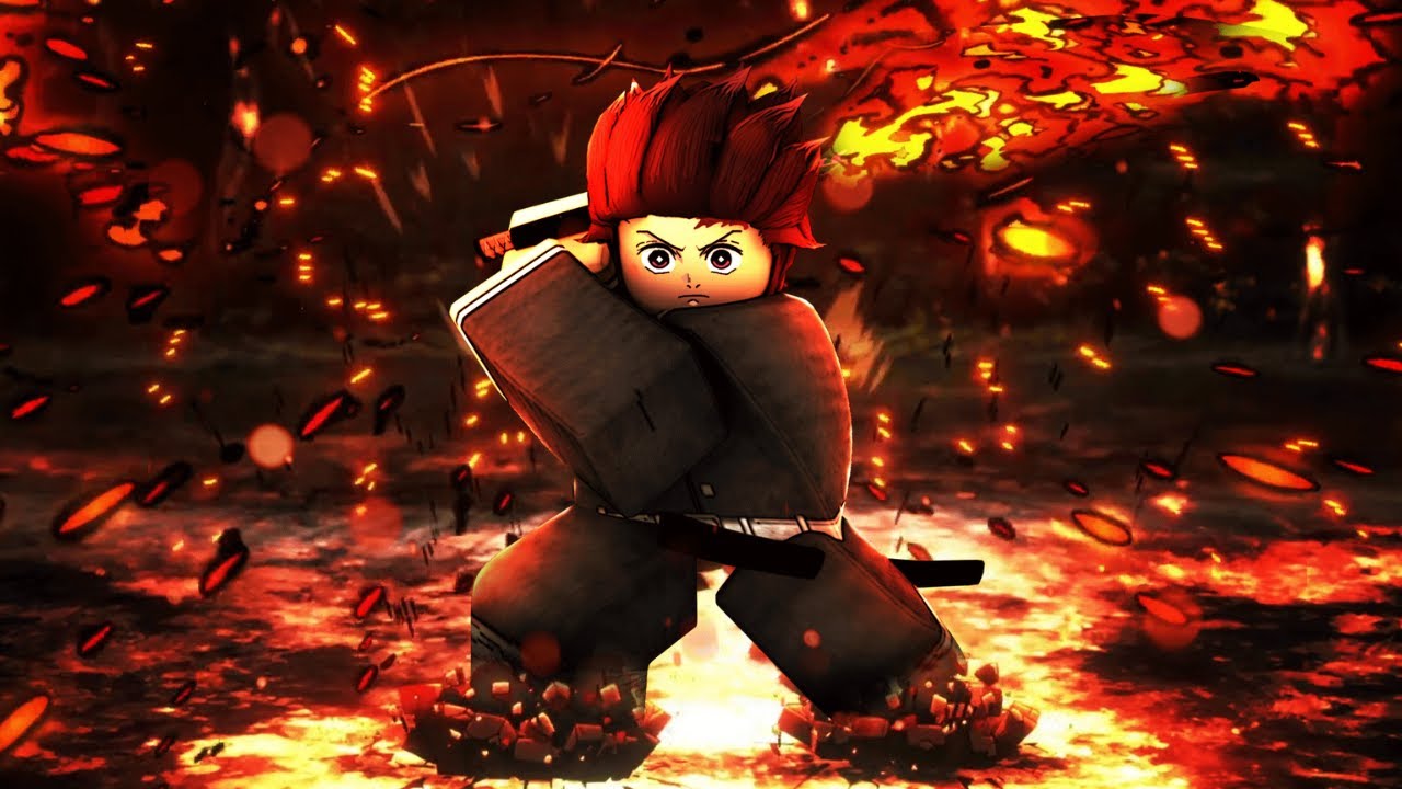 Becoming Hinokami Tanjiro In Roblox Demon Slayer! - YouTube