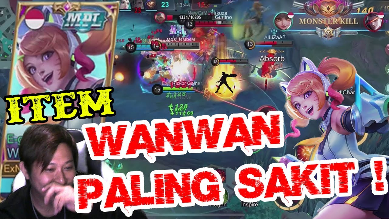 TIER MYTHIC BANTAI PAKAI WANWAN ! DAMAGE GAK NGOTAK ! ITEM DAN BUILD ...