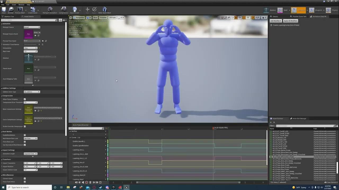 Unreal Engine - Blend Poses and Overlay States (ALS) - YouTube