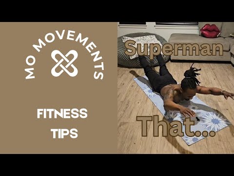 How to Perform the Superman Exercise Correctly | Core & Lower Back ...