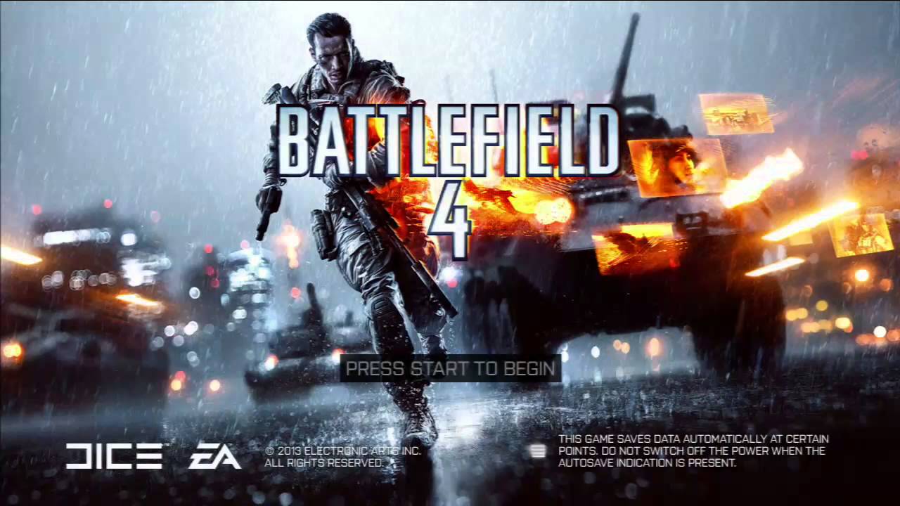 Battlefield 4 Title Screen (PC, 360, PS3, PS4, X1) - YouTube