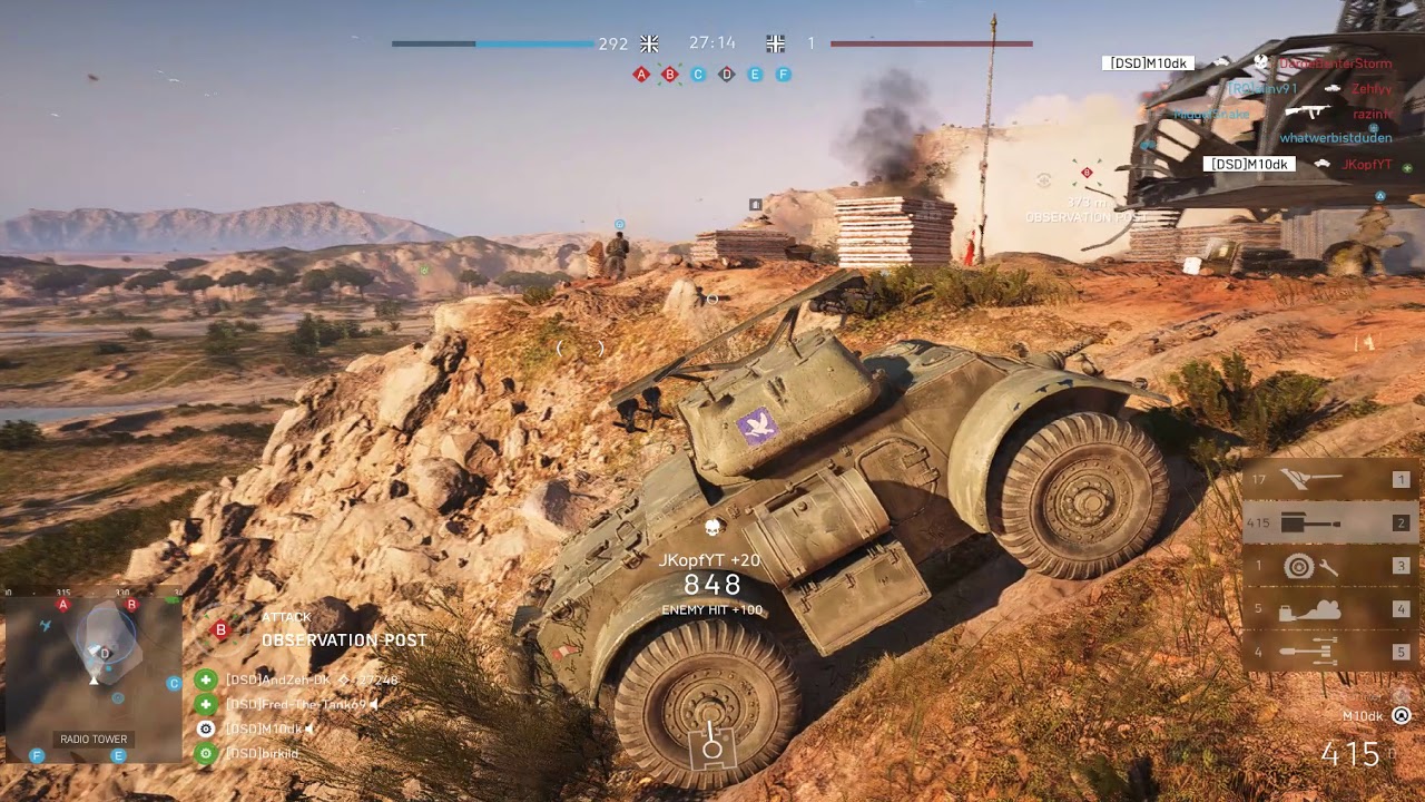 Battlefield V: Vehicle Kill | Taget med GeForce - YouTube